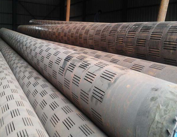 Yellow Tube Slotting Machine , Pipe Perforating Machine Customizable On ...