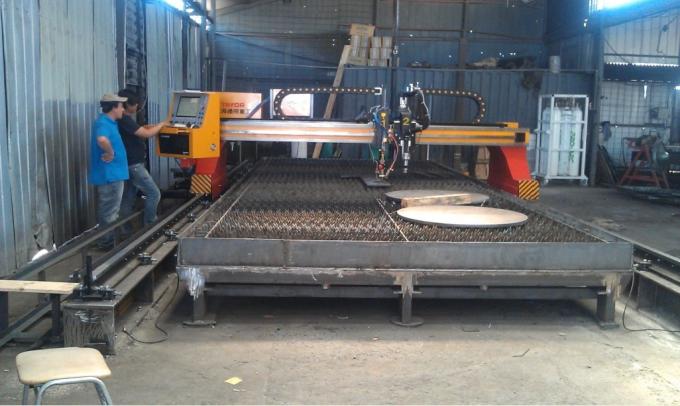 Heavy Duty Cnc Plasma Cutting Machine Cncsg4000 Gantry Type Xpr300