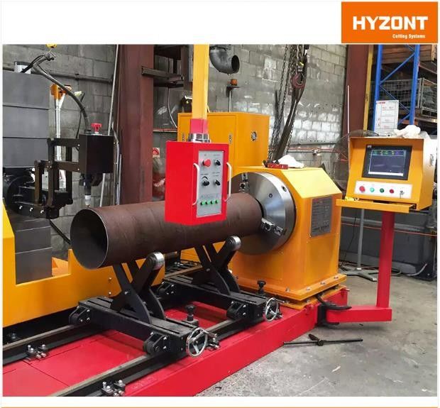 Steel Pipe CNC profile Cutting Machine with Gas cutting Torch and ...